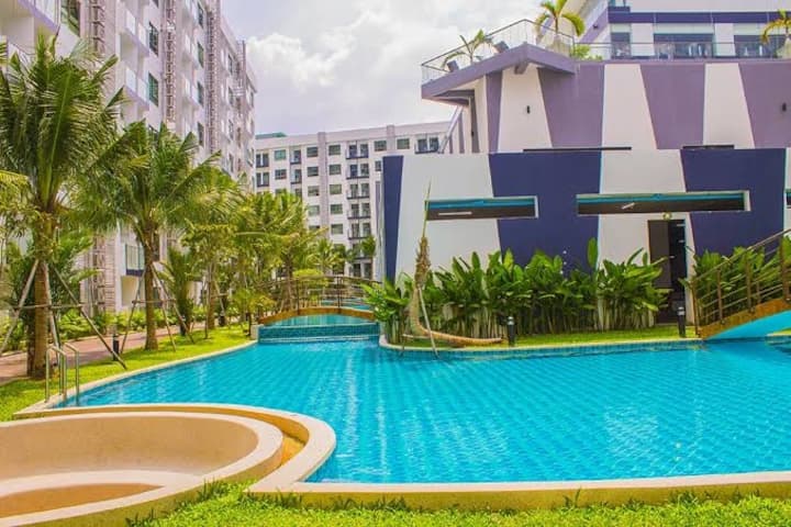 Snug Comfortable 2bdr In Arcadia Super Pool View大床 - Pattaya
