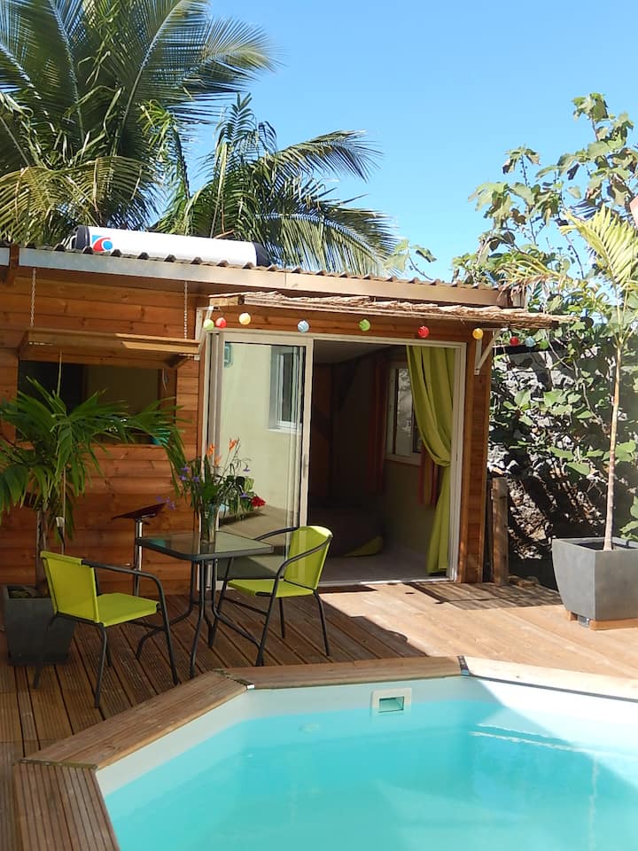 Chalet 2 Personnes Avec Piscine - La Réunion