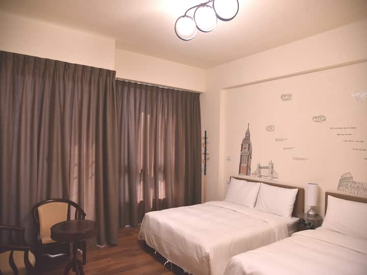 台南艾歐四人套房 - 麻豆區