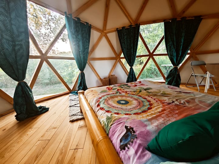 N°13 - ÉVasion Panoramique °*°Dôme°*champ De Blé°* - Vendée