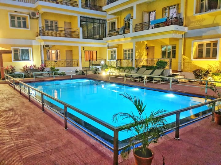 Lovely 2 Bedroom @ Baga Near Titos - Goa