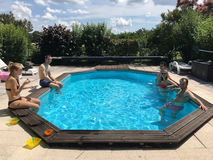 Maison De Vacances - 14 Pers - Calme, Piscine, Bbq - Anjou