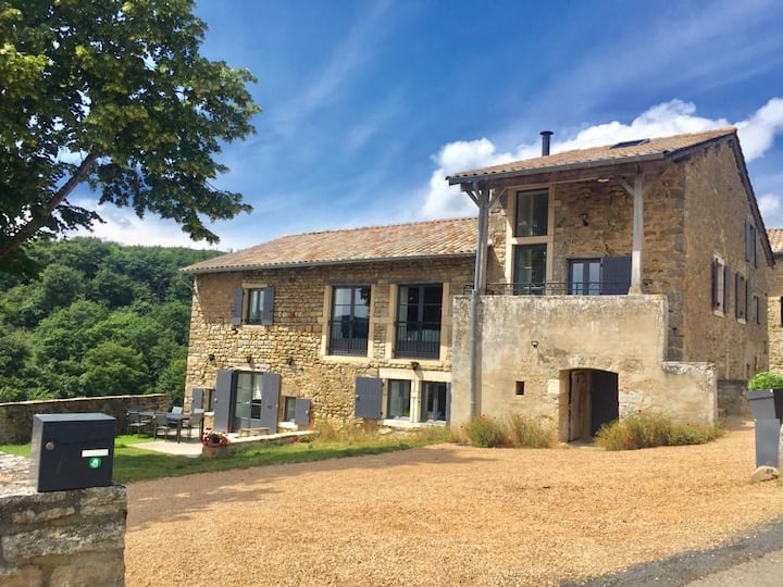 Les Fermes Des Thinons / 9+ Pers. / Vue Magnifique - Cluny