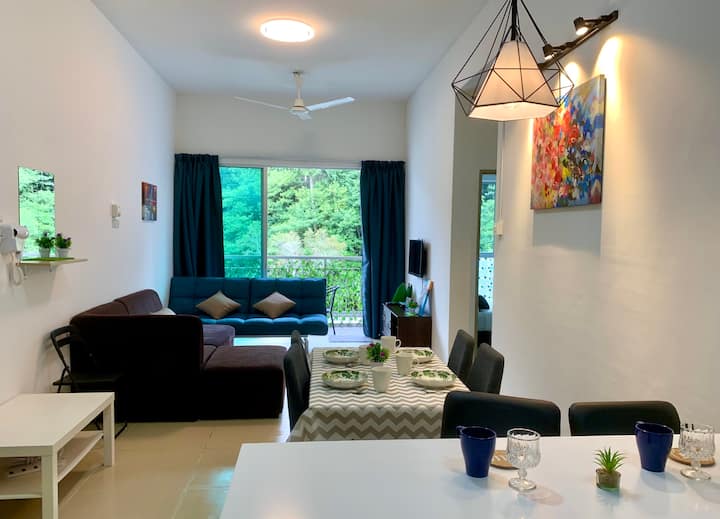 Oil Painting Home 3-4pax 1br Cameron Goldenhills - Brinchang