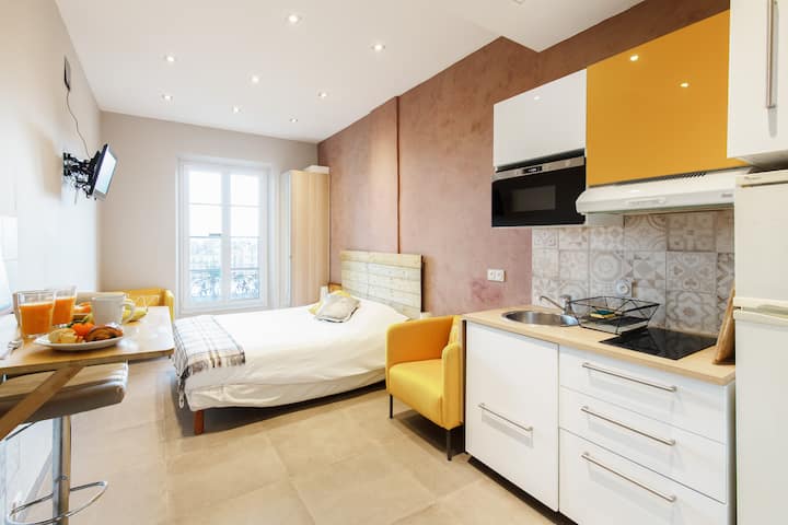 Studio Climatisé à 5mins Des Plages.1 - Cannes