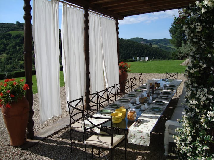 Catered Wine Estate, Pool, Tennis Court - Poggibonsi
