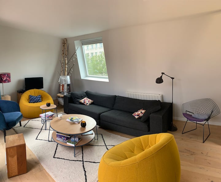 Appart 2 Chambres, Salle à Manger, Salon, Terrasse - Boulogne-Billancourt