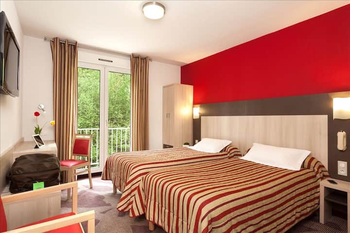 Chambre Deluxe 2 Lits - ルルド