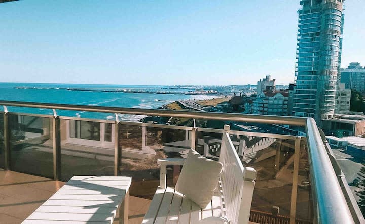 New! Spectacular Sea View Apartment - Mar del Plata