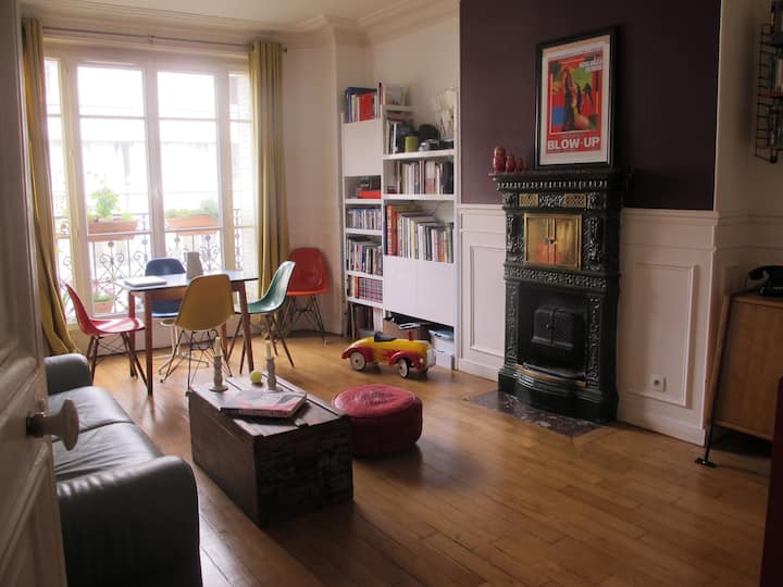 Cosy Apt 65m2 Montmartre  Avec Nino Le Chat - Paris