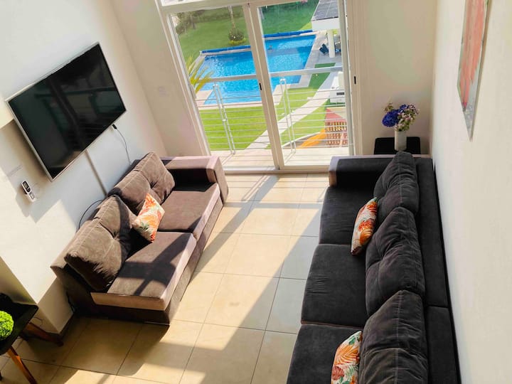 Penthouse Lux Alberca Climatizada/roofgarden/pets - Oaxtepec