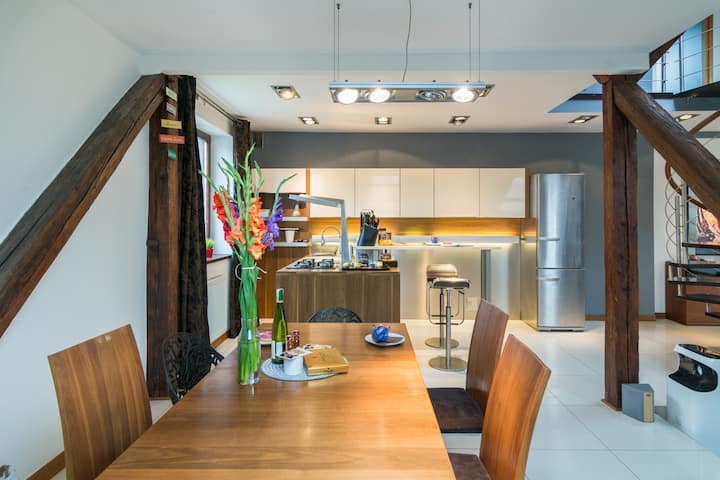 Magnifique Loft à Deux éTages - Kraków
