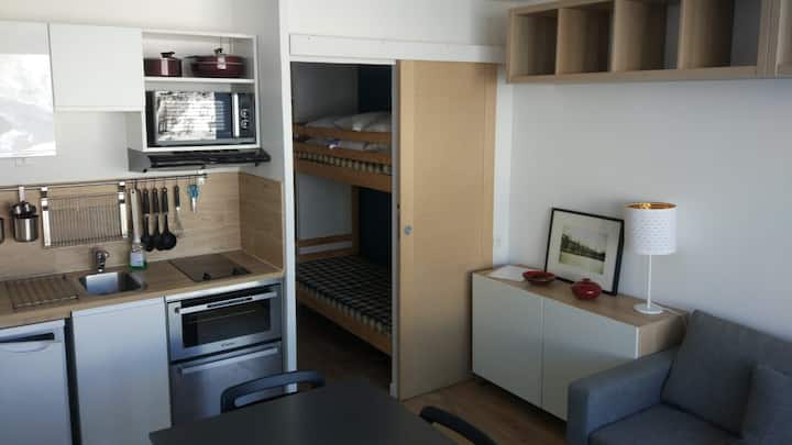Tignes, Studio Rénové Pour 4 Personnes N112 - Tignes