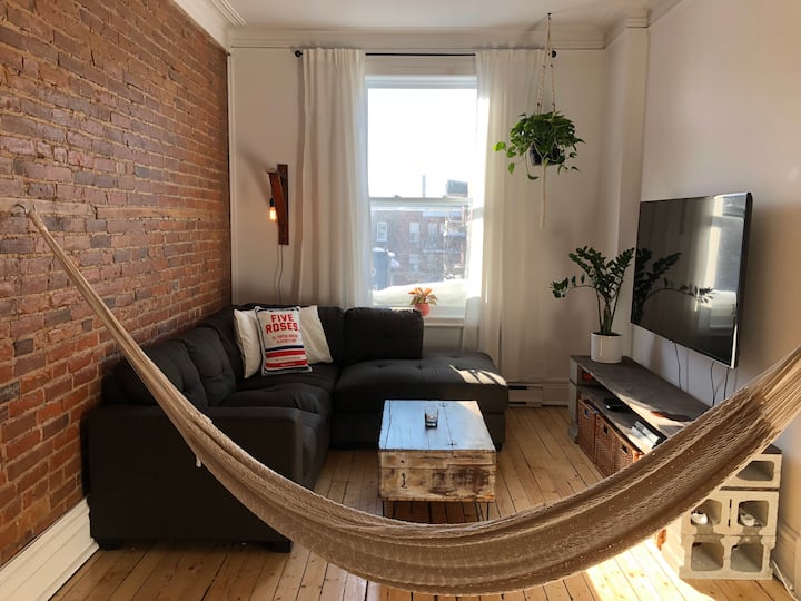 Spacious & Sunny Apartment In A Very Hip Area - LaSalle