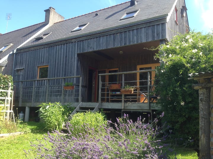 Maison En Bois, Chaleureuse, Matériaux éCologiques - Douarnenez