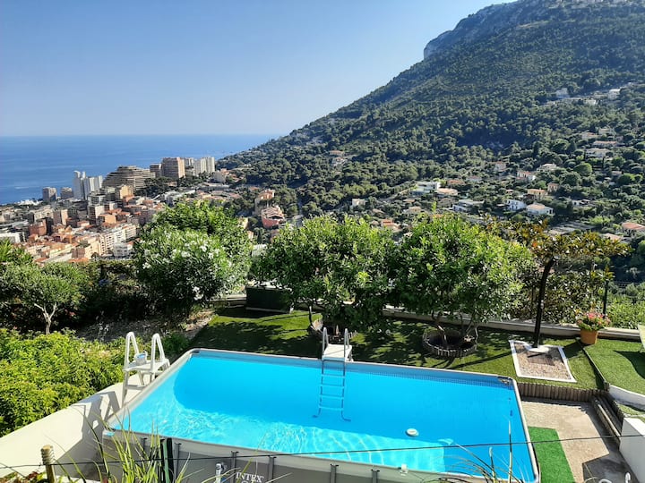 Maison Vue Mer Proche Monaco - Monte Carlo