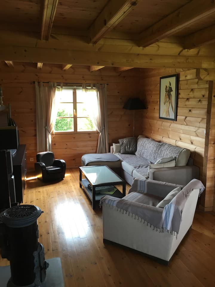 Chaleureux Chalet Scandinave Au Calme - Aube