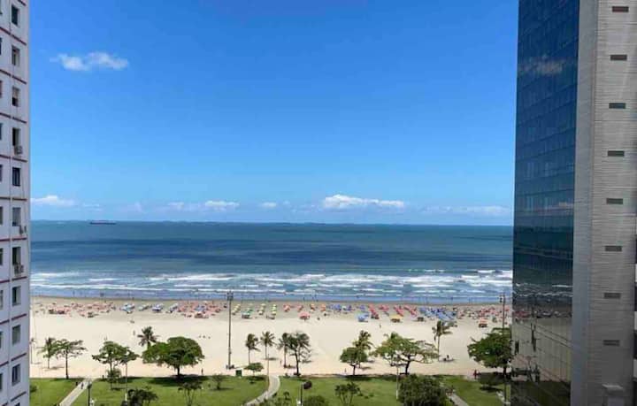 Maravilhoso - Apartamento Em Frente Ao Mar! - Santos