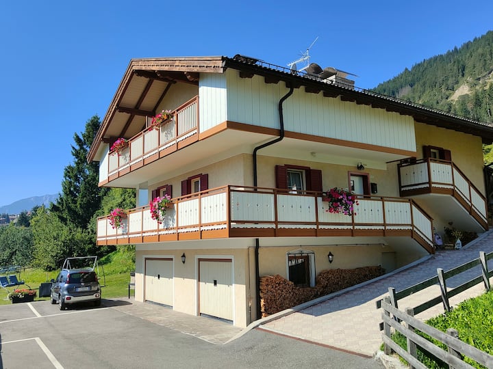 Appartamento In Mansarda Con Ampio Balcone. - Vigo di Fassa