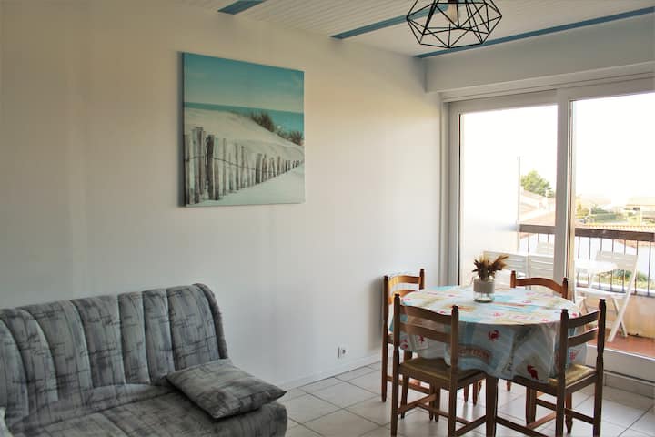 Appartement 4 Pers Vue Mer 200 M De La Plage - Saint-Michel-Chef-Chef