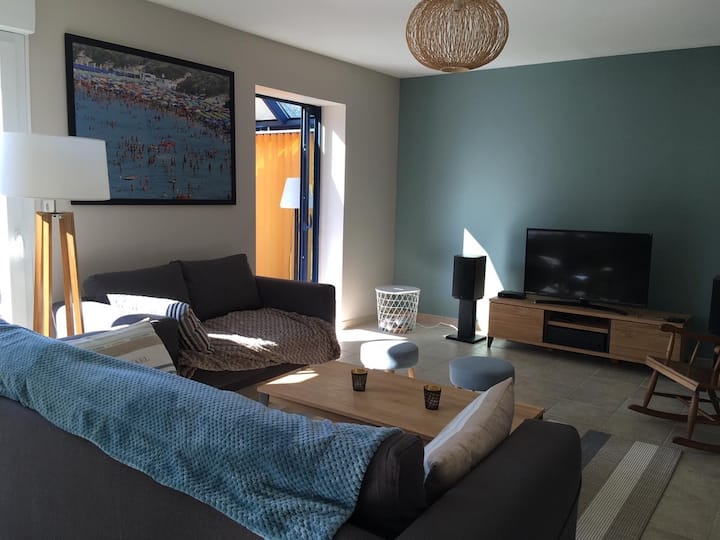 Jolie Maison De Vacances  6 Pers Proche Plage - Jullouville