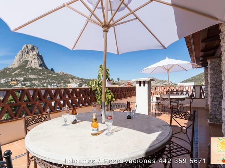 Hotel-ito Habitacionterraza Con Vista A La Peña 13 - Querétaro de Arteaga