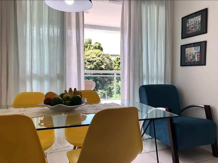 Apê No ❤ Da Barra - Condição Especial Para Casal! - Barra