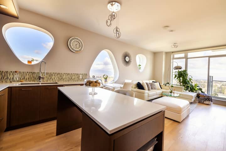 Lovely View + Free Parking 2 Min Walk To Skytrain - 新西敏