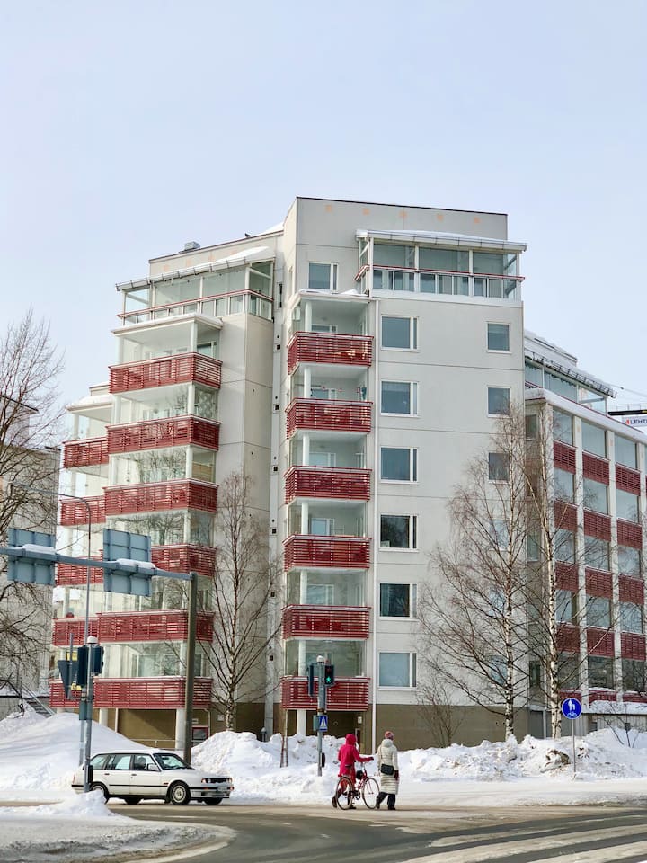 Kahden Makuuhuoneen Huoneisto Keskustassa Saunalla - Rovaniemi
