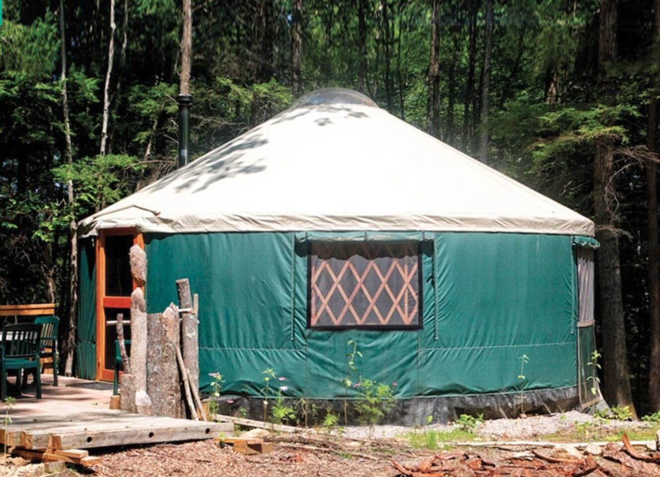 Fisher Ridge Yurt - Yurts for Rent in Durham