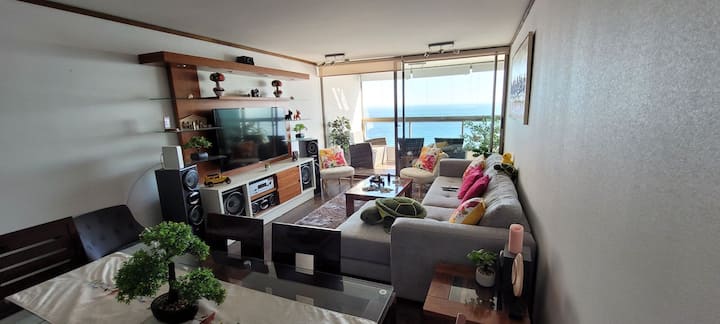 Espectacular Departamento 3p2b2e Primera Linea - Viña del Mar
