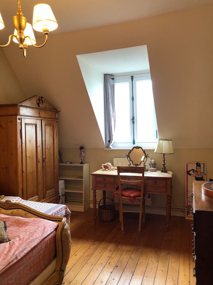 Chambre Vue Mer 150 M Plage Villa Belle ÉPoque - Trouville-sur-Mer