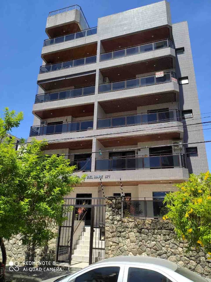 Oásis De Dois Quartos A Passos Da Praia - Guarujá