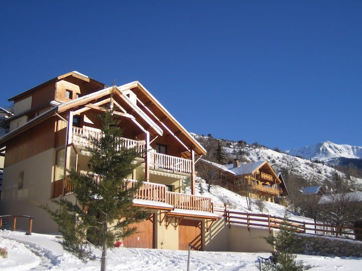 Chalet 8 Personnes Plein Sud. - Serre Chevalier