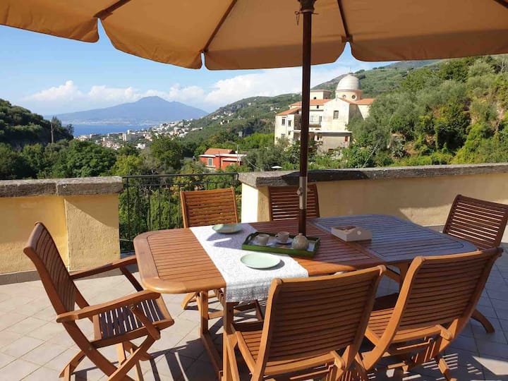 Attico Paco’ - Panoramic Terrace On Sorrento Coast - Vico Equense