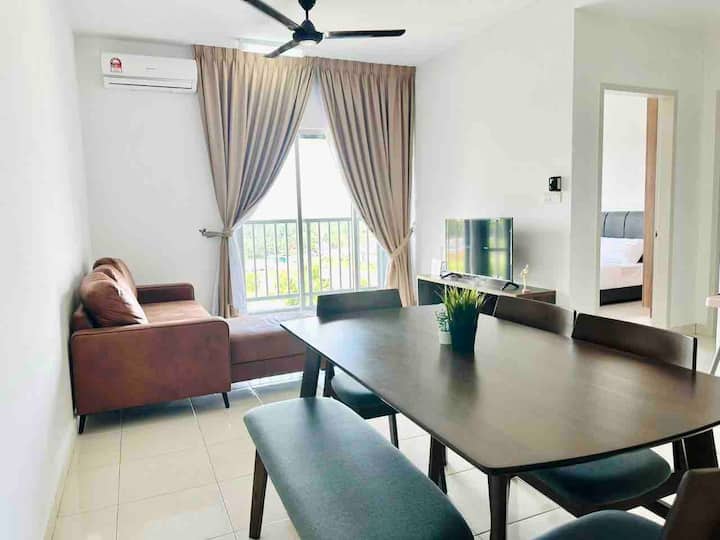 “Ash”promo 2br 4px Near Airport - Aéroport de Kuala Lumpur (KUL)