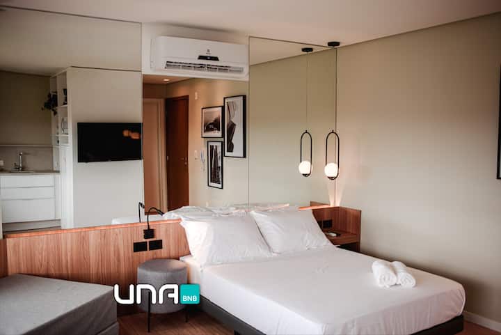 Loft Clean Com Vista Parque Una - Rio Grande