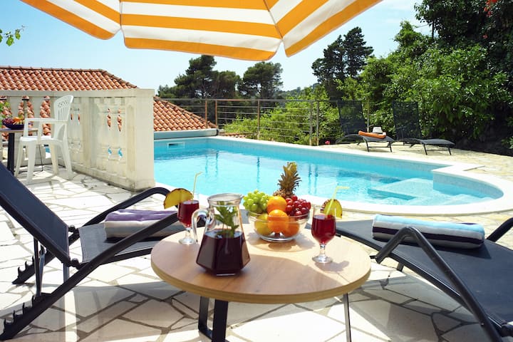 Seaview Apartment With Pool Near Dubrovnik - Croatia