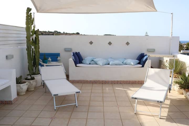 Donna Blu Apartment - Terrazza Vista Mare E Relax - San Vito Lo Capo
