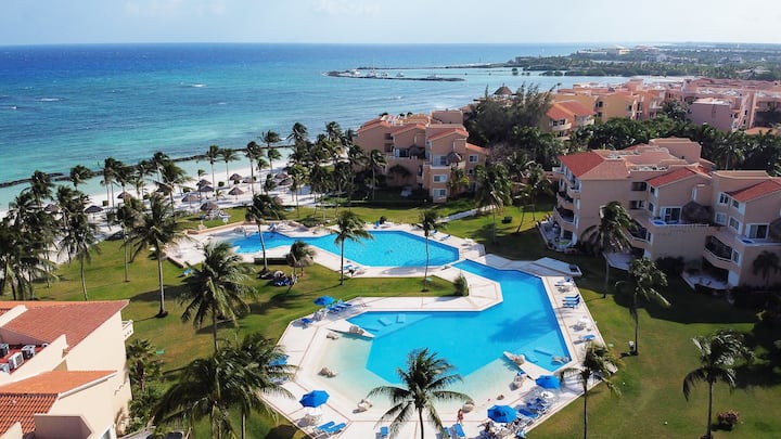 Villas Del Mar 1 *Beach Front @ Puerto Aventuras* - Puerto Aventuras