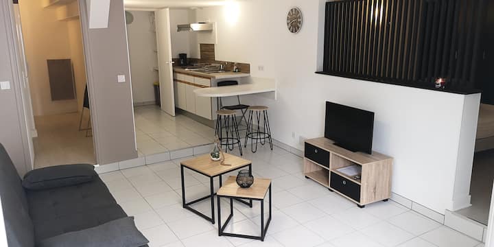 Appart-terrasse 15min Volcan-lac 45min Station Ski - Lac d'Aydat