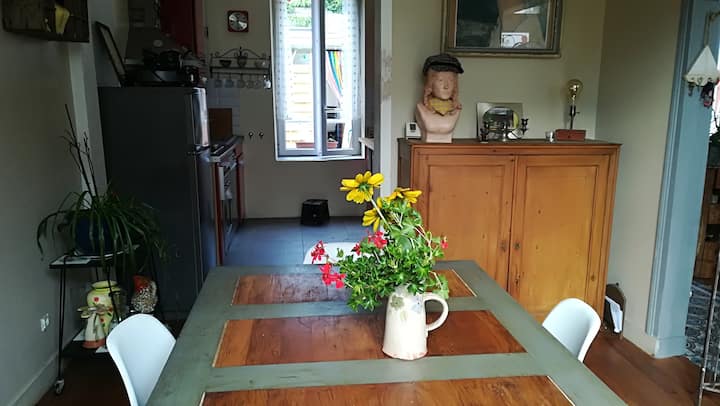 Chambre Dans Maison De Bourg Cotier - Saint-Aubin-sur-Mer