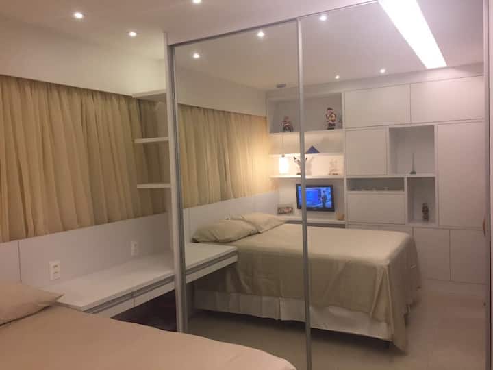 Lindo Flat Luxuoso, Confortável E Seguro - Boa Viagem