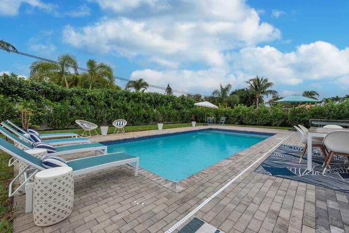 Turquoise  4br/3ba Heated Pool Home - ボイントンビーチ, FL