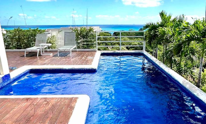 Departamento 2 Recamaras A Metros Del Mar - Playa del Carmen