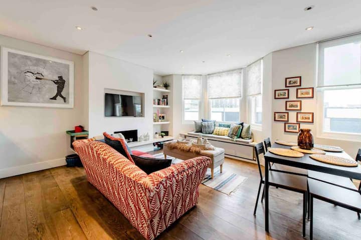 Cosy Private 3 Bedroom Flat Close To Portobello - Londra