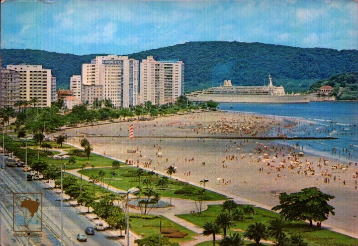 Amplo Studio Em Andar Alto Próximo Canal6, Santos. - Santos, Brasil
