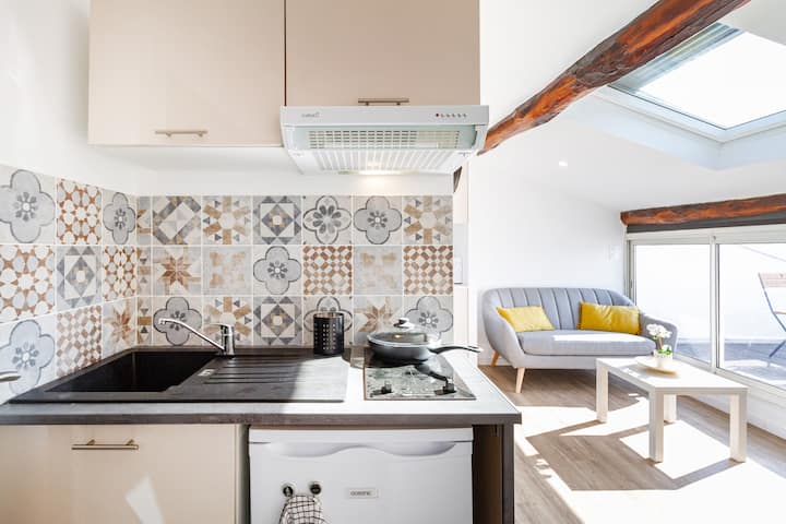 Studio Climatisé Au Pied Du Métro - Toulouse
