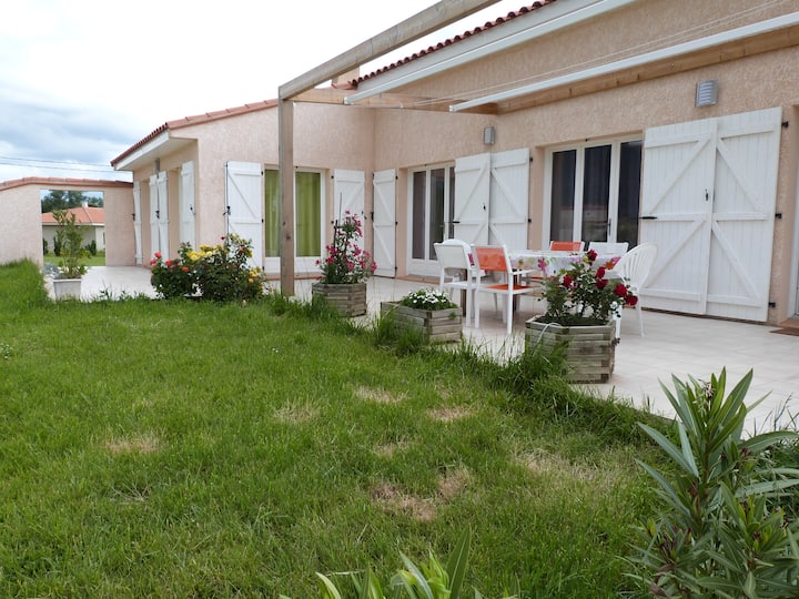 Villa 8 Pers – Jardin, Clim, Proche Mer & Espagne - Sorède