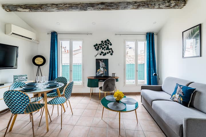 Charmant T 1, Climatisé , Panier - Marseille